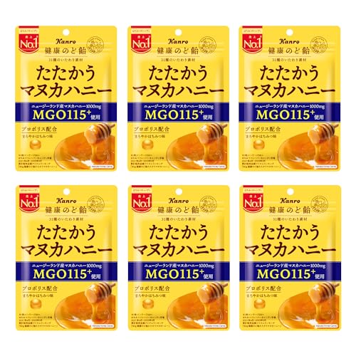 あめ/-/4901351001721・パッケージ個数:1・プラスチック商品紹介 31種のいたわり素材(和漢素材)に加え、マヌカハニーを配合したのどとカラダに健康なのど飴 カンロは創業から百余年、「糖と歩む企業」として、社名になっている「カン...