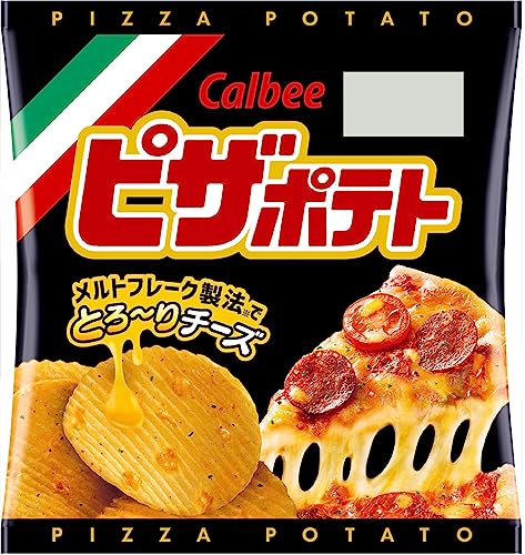 -/22g×12袋/-・FlavorName:ピザポテト 22g×12袋・メルトフレーク製法でとろ〜りチーズ商品紹介 とろ〜りチーズとスパイスが効いたピザソースがくせになる、満足感たっぷりの厚切りポテトチップスです。 原材料・成分 じゃがい...