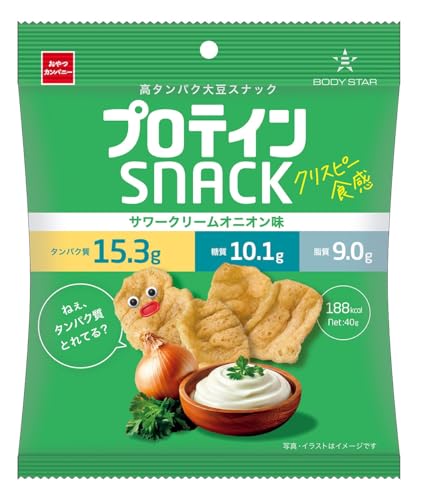 原材料：大宇加工食品(脱脂大豆、粉末状大豆たんぱく、でん粉、植物油脂)(国内製造)、植物油脂、サワークリームオニオン風味パウダー(グラニュー糖、食塩、乳等を主要原料とする食品、でん粉、オニオンパウダー、粉末酢、その他）/炭酸Ca、調味料（ア...