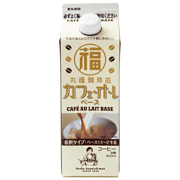 -/500ミリリットル (x 12)/-・パッケージ個数:12商品の説明 厳選されたコーヒー豆を丹念に焙煎した原料を、じっくりとドリップ抽出したコーヒーを使用した丸福珈琲店の独特の香りとコクを追求した品質に仕上げました。同量の牛乳又はお客様...