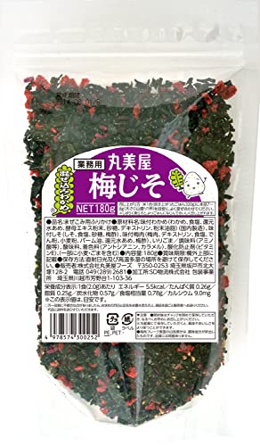 -/180グラム (x 1)/-・FlavorName:梅じそPatternName:180g・パッケージ個数:1・内容量:180g・商品サイズ(高さ×奥行×幅):70mm×235mm×140mm・原材料:わかめ、食塩、梅肉、胡麻、しそ、還...