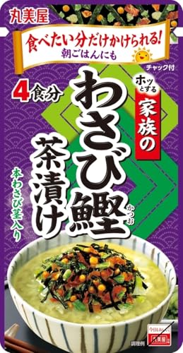 原材料:調味顆粒（食塩、砂糖、でん粉、粉わさび、鰹節粉、抹茶、酵母エキス粉末）（国内製造）、あられ、のり、味付本わさび茎（本わさび茎、食塩、デキストリン）、鰹削り節、味付野沢菜、砂糖、醤油、食塩、パーム油、みりん、鰹節エキス、海藻カルシウム...