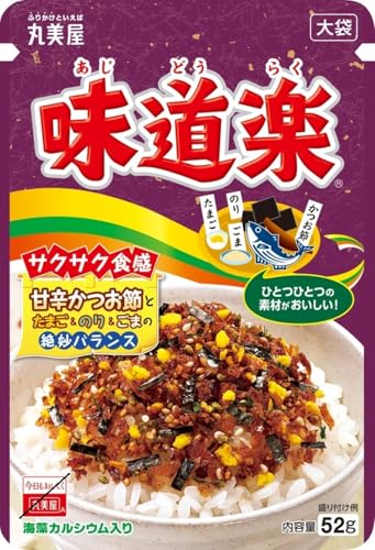 原材料:いりごま（国内製造）、鰹削り節、砂糖、食塩、鶏卵、味付のり、醤油、パーム油、小麦粉、みりん、なたね油、でん粉、エキス（鰹節、酵母、チキン）、大豆加工品、海藻カルシウム、植物性たん白、大豆油、あおさ、乳製品、マーガリン、こしあん、抹茶...