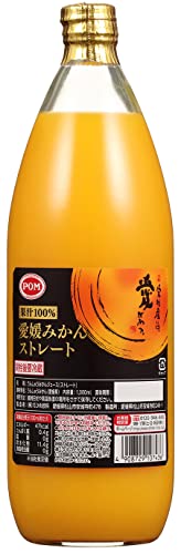 -/1.0リットル (x 6)/-・パッケージ個数:1・原材料:うんしゅうみかん・内容量:1000ml×6・カロリー:(1000mlあたり)47kcal・商品サイズ(高さx奥行x幅):29cm×18cm×27cm商品紹介 POM 愛媛みかん...
