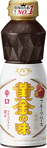 -/360g×2本/-・FlavorName:辛口Size:360g×2本・パッケージ個数:2・?【美味しさの秘密】黄金の味は、国産りんご100 ％使用した焼肉のタレです。重量の1/3以上が「りんご」です。果実由来の自然なとろみが焼いたお肉...