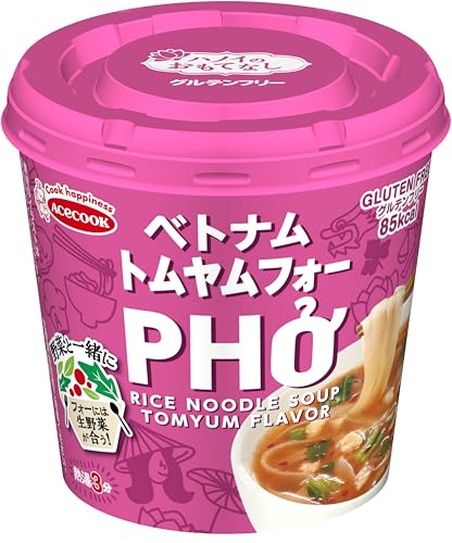 -/25グラム (x 6)/-・FlavorName:トムヤム・パッケージ個数:1・原材料:米めん（米、でん粉、食塩）（ベトナム製造）、食塩、乾燥チンゲン菜、砂糖、トムヤムシーズニングパウダー、香辛料、大豆加工品、乾燥ねぎ、酵母エキス、たん...