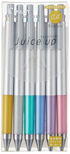 6色セットメタリック/0.4mm/LJP120S4-6CM・Color:メタリックSize:0.4mmStyle:6色セット・パッケージ個数:1・【6色セット】ゴールド・シルバー・メタリックピンク・メタリックグリーン・メタリックブルー・メタ...