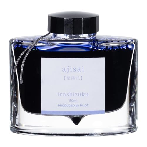 紫陽花/50 ml/INK50AJ・Color:紫陽花・パッケージ個数:1・品番：INK-50-AJパイロット 万年筆インキ iroshizuku INK-50-AJ アジサイ