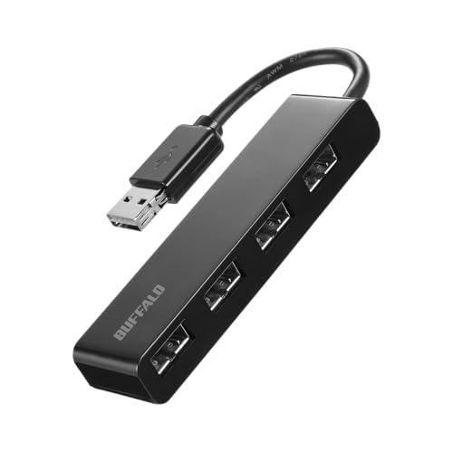 ブラック/-/BSH4U318D2BK・パッケージ個数:1・【対応機器】USB 2.0/1.1 Type-A搭載のWindowsパソコン、MacおよびChromebook、ゲーム機、タブレット・■USBポート/コネクターの表裏を気にせず挿せ...