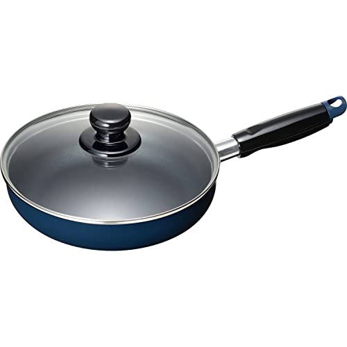 フライパン20cmネイビー/-/MB-2374・Style:フライパン20cm・パッケージ個数:1・商品サイズ:約 幅35.5×奥行21×高さ11cm、重量:約850g・本体:ステンレス鋼、内面:ふっ素樹脂加工、外面:焼付塗装、底面:ステン...