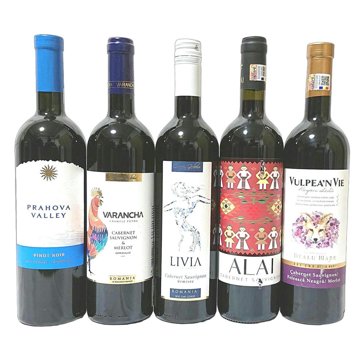 ★セット内容★　 プラホヴァヴァレー　ピノノワール　2021 ヴァランチャ　メルロー＆カベルネソーヴィニヨン　2022 リヴィア　カベルネソーヴィニヨン　2021 アーライ　カベルネソーヴィニヨン　2023 ヴルペアンヴィエ　レッド　202...