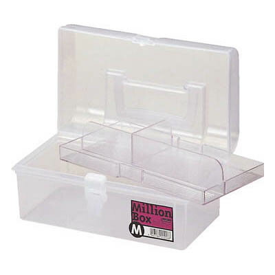 ↑↑↑正確な在庫状況は上記バナー「在庫状況を確認する」をクリックして頂き、必ずご確認ください。&nbsp;&nbsp;■可変式仕切板1枚付です。■小型工具やホビー用工具の収納に最適です。■中身が見やすいクリア色です。MBOXMSTM●色:ク...