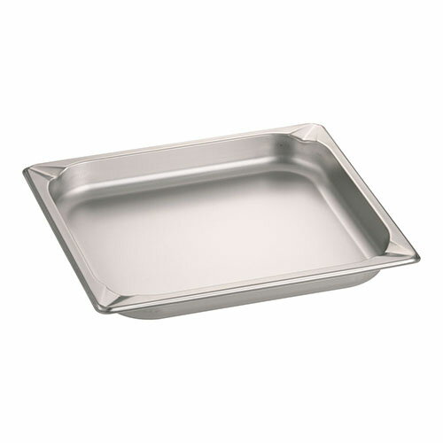 ↑↑↑正確な在庫状況は上記バナー「在庫状況を確認する」をクリックして頂き、必ずご確認ください。&nbsp;&nbsp;■コーナー部分の凹みは変形や密着を防ぐだけでなく、他のホテルパンや容器への移し替えをする時の注ぎ口としてもご使用いただける...