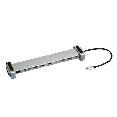 ↑↑↑正確な在庫状況は上記バナー「在庫状況を確認する」をクリックして頂き、必ずご確認ください。&nbsp;&nbsp;■ノートPCスタンドとドッキングステーションが、ひとつにまとまるUDC06SL本体寸法/本体重量：スタンド装着 W269×...