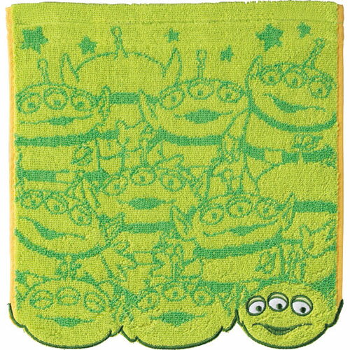 ↑↑↑正確な在庫状況は上記バナー「在庫状況を確認する」をクリックして頂き、必ずご確認ください。&nbsp;&nbsp;■ミニタオル1枚■丸眞（株）とっても可愛いリトルグリーンメンのスカラップヘムがポイントのタオルハンカチです。■様々な用途/...