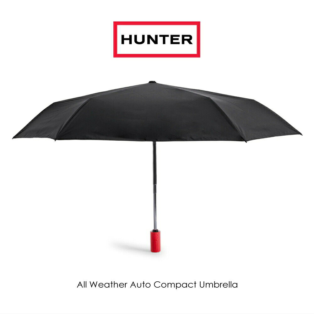 【商品説明】 　Hunterから初の晴雨兼用傘が登場しました。 　オール ウェザー オート コンパクト アンブレラは日傘の機能を携えながら、雨を防ぐこともできる日常使いに最適なアンブレラです。 　便利なワンタッチ開閉仕様になっています。 　...