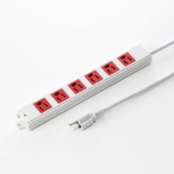 ↑↑↑正確な在庫状況は上記バナー「在庫状況を確認する」をクリックして頂き、必ずご確認ください。&nbsp;&nbsp;&nbsp;■病院、工場、オフィスの緊急用電源として使われる赤色の電源タップです。■3P抜け止めタイプの6個口タップです。...