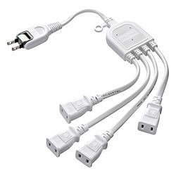 ↑↑↑正確な在庫状況は上記バナー「在庫状況を確認する」をクリックして頂き、必ずご確認ください。&nbsp;&nbsp;&nbsp;■スイングプラグなのでスッキリ配線ができます■トラッキング火災予防絶縁キャップ付きTAPEX4WNカラー：ホワ...