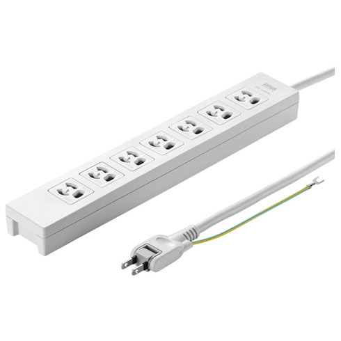 ↑↑↑正確な在庫状況は上記バナー「在庫状況を確認する」をクリックして頂き、必ずご確認ください。&nbsp;&nbsp;&nbsp;■スチールデスクなどに仮固定できるマグネット付きです■プラグはトラッキング火災予防に有効な絶縁キャップ付き2P...