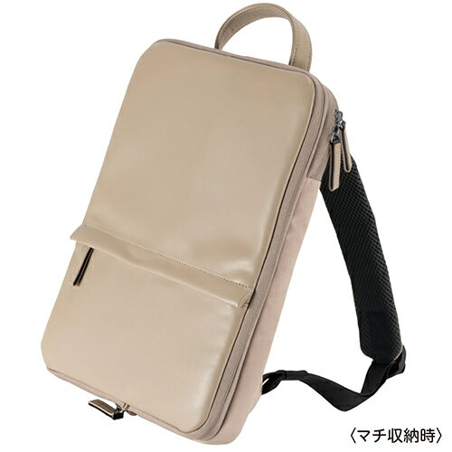 ↑↑↑正確な在庫状況は上記バナー「在庫状況を確認する」をクリックして頂き、必ずご確認ください。&nbsp;&nbsp;&nbsp;■PCのみの持ち歩きには薄マチですっきり■PC収納部と分離したメインルームは大きく開き大容量■身体に当たる背面...