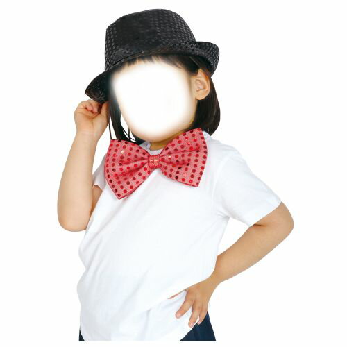 ↑↑↑正確な在庫状況は上記バナー「在庫状況を確認する」をクリックして頂き、必ずご確認ください。&nbsp;&nbsp;&nbsp;■蝶ネクタイはゴム付きだから着脱簡単！商品サイズ : 帽子:約210×270×100mm、ネクタイ:約180×...