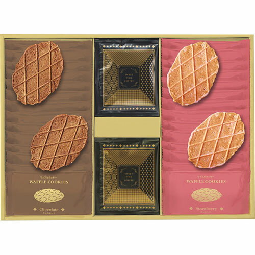 ↑↑↑正確な在庫状況は上記バナー「在庫状況を確認する」をクリックして頂き、必ずご確認ください。&nbsp;&nbsp;&nbsp;■ワッフルクッキー（チョコ・いちご×各14）、ドリップコーヒー8g×8※商品の特性上、衝撃によって菓子が割れる...