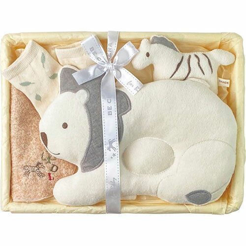 ↑↑↑正確な在庫状況は上記バナー「在庫状況を確認する」をクリックして頂き、必ずご確認ください。&nbsp;&nbsp;&nbsp;■ピロー・ガラガラ・ソックス・授乳スタイ×各1■対象年齢：（ガラガラ）0ヶ月〜ライオン型のピローはゴムバンド付...