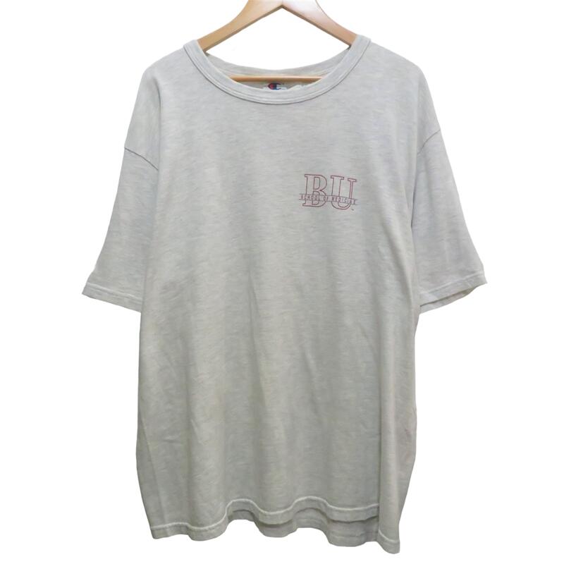 商品詳細フロントプリントTシャツになります。■ブランド：CHAMPION VINTAGE■品番：無し■カラー：GRAY/グレー■状態：若干の毛羽立ちがあります。■付属品：無し■サイズ(約cm)：メジャー採寸の為、若干の誤差が生じる場合がござ...