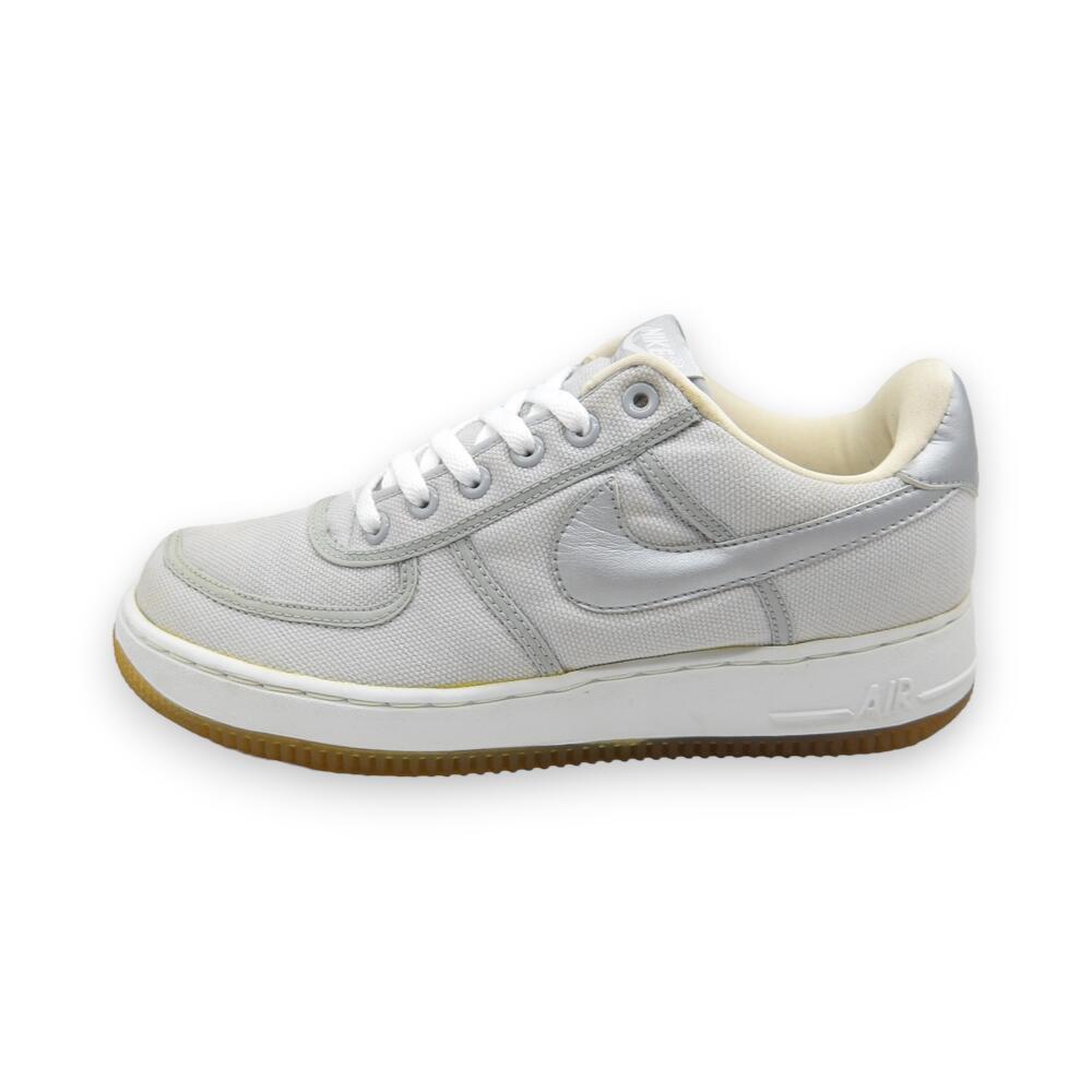 商品詳細NIKE 2002 AIR FORCE1 CANVAS GREY&SILVER ナイキ エアフォース1 キャンバス スニーカー■ブランド：NIKE■品番：624020-002■カラー：グレー/シルバー■参考価格：－■付属品：箱■状態...