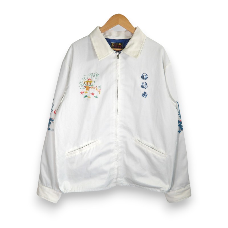 商品詳細東洋エンタープライズ コットン ベトナム パンサー ジャケット アウター■ブランド：東洋エンタープライズ■品番：T15796-105■カラー：ホワイト■参考価格：-■付属品：-■状態：全体的な多少の使用感、しわがございます。その他特...