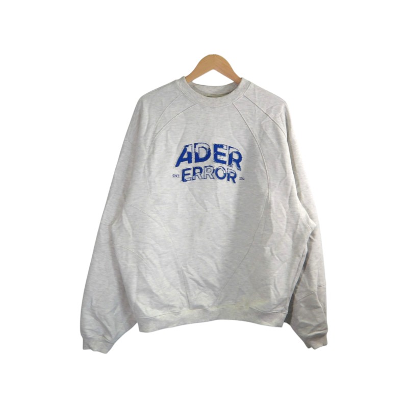 商品詳細アーダーエラー ロゴ クルーネック スウェット トップス シワ加工■ブランド：ADER ERROR■品番：BMADFWSW0106OT■カラー：アッシュグレー■参考価格：-■付属品：-■状態：全体的に使用感がございます。その他特記す...