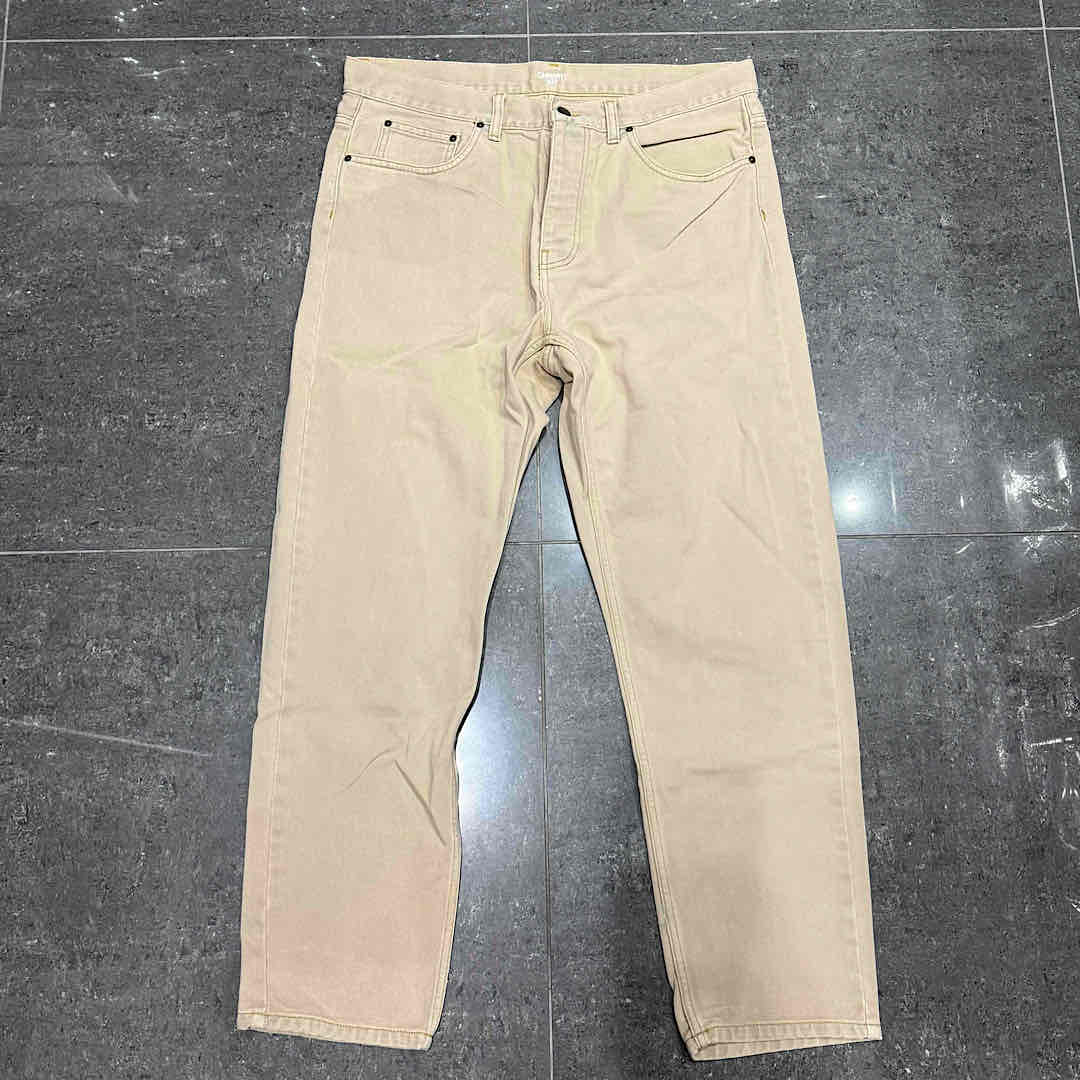 商品詳細CARHARTT WIP NEWEL PANT SIZE-34 カーハート ニューエルパンツになります。■ブランド：CARHARTT■品番■カラー：ベージュ■付属品：無し■状態：USED品になります。画像にてご確認下さい。■定価■サ...