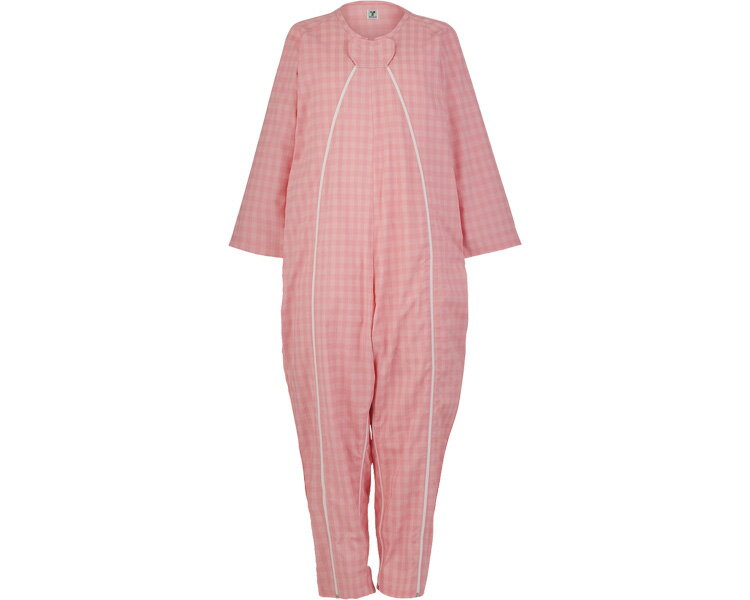 商品の仕様 ●素材／綿68％、ポリエステル32％ ●生産国／フィリピン ●洗濯機可（40℃） ●脱水機可 ●乾燥機可（家庭用60℃） 商品の説明 ・胸元から両足首にかけて開き、前身ごろが取り外せるタイプ。 ・ご本人では開けにくいアイデアホッ...