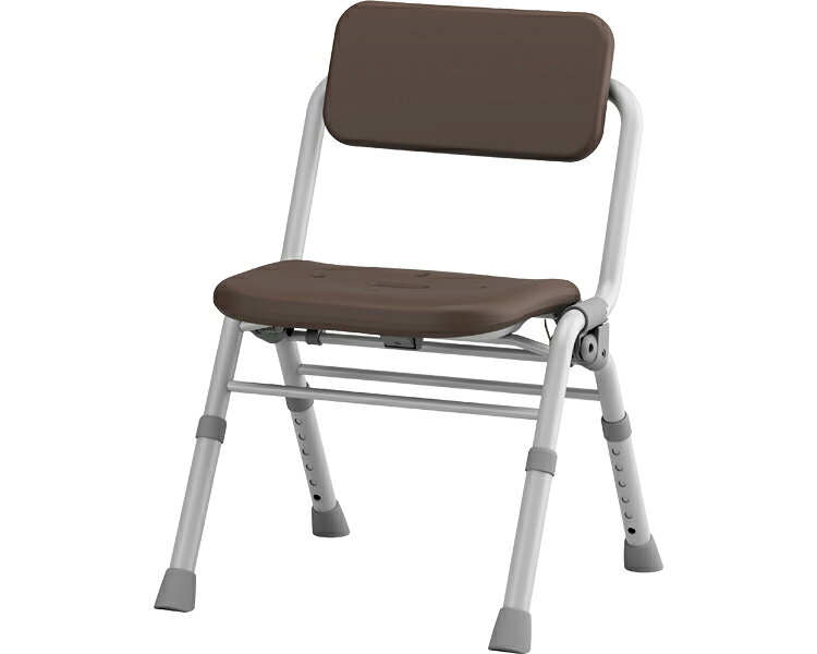 商品の仕様 ●サイズ／幅45.5×奥行43〜53×高さ64.5〜74.5cm、折りたたみ時：奥行13×高さ74.5〜85.5cm、座面：幅36.5×奥行30.5cm、座面高：36〜46cm（6段階／2cm） ●重さ／2.9kg ●材質／座面...