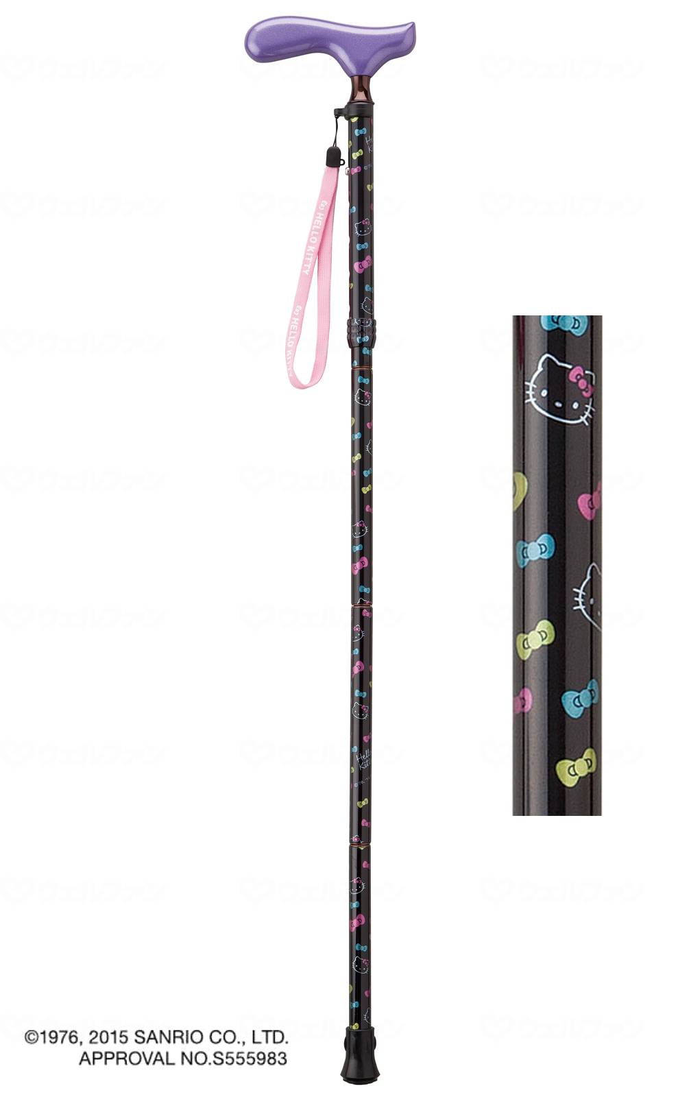 商品の仕様 ●サイズ／長さ78〜88cm、折りたたみ時：長さ26cm、ゴムチップ底径：2.9cm ●パイプ径／上部：1.9cm、下部：1.6cm ●適応身長／約150〜170cm ●重さ／305g ●材質／シャフト：アルミ合金、グリップ：木...