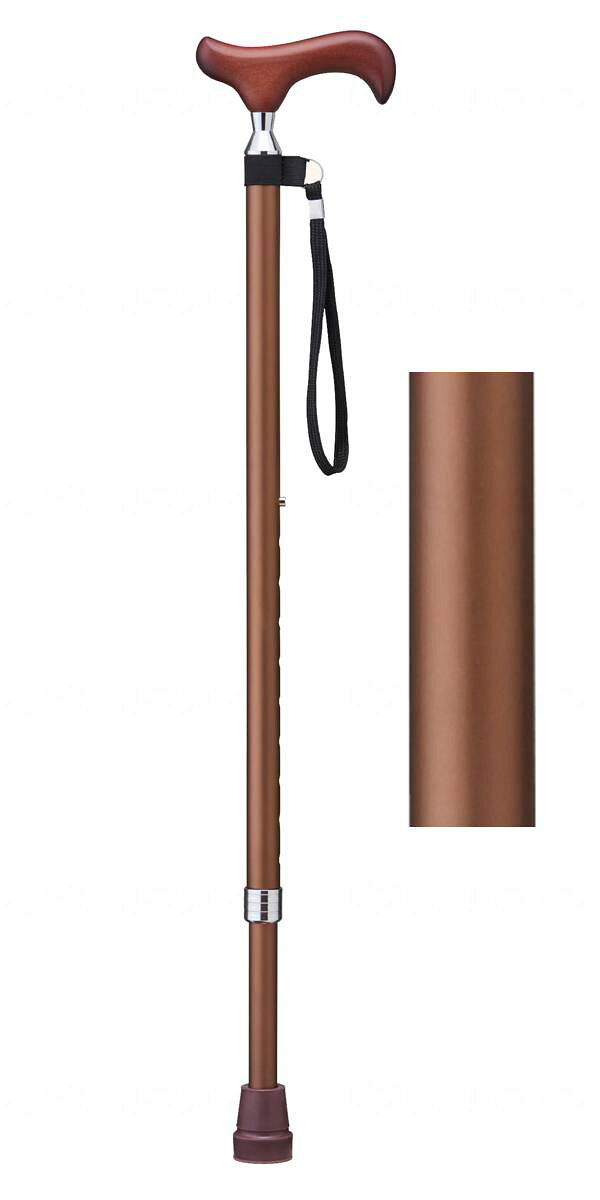 商品の仕様 ●サイズ／長さ73〜95cm（10段階／2.5cm）、グリップ長さ：12.5cm、ゴムチップ底径：3.8cm ●パイプ径／上部：2.2cm、下部：1.8cm ●重さ／340g ●材質／本体：アルミ、グリップ：木製 ●適応ゴムチッ...