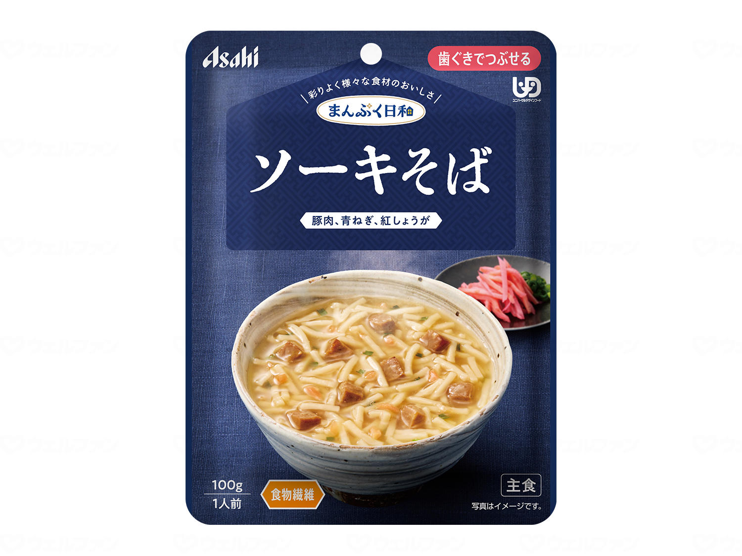 商品の仕様 ●原材料／中華めん（小麦を含む）（国内製造）、豚肉加工品（卵・乳成分・大豆を含む）、水溶性食物繊維、青ねぎ、かつおだし、ポークエキス（鶏肉を含む）、紅しょうが、酵母エキス、たんぱく自己消化物、食塩／増粘剤（加工デンプン、キサンタ...
