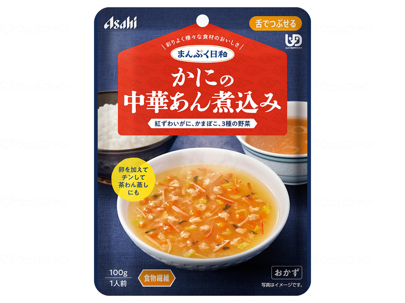 商品の仕様 ●原材料／精白米（国産）、水溶性食物繊維／トレハロース、増粘剤（キサンタン）、ゲル化剤（ジェラン） ●栄養成分／（1袋当たり）エネルギー100kcal、たんぱく質1.2g、脂質0.15g、炭水化物26.1g、食塩相当量0.019...