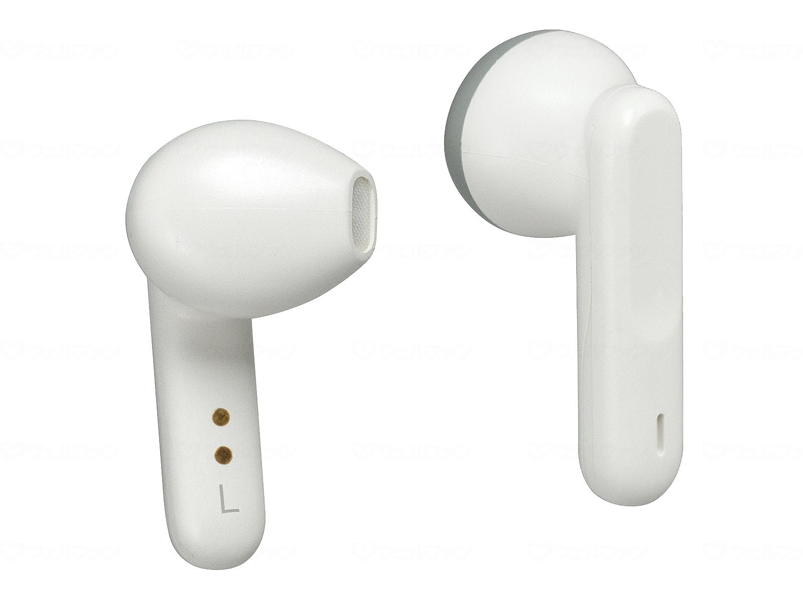 商品の仕様 ●サイズ／集音器本体：幅1.9×奥行1.9×高さ3.4cm、充電ケース：幅5.5×奥行4.9×高さ2.6cm ●重さ／集音器本体（片耳）：4g、充電ケース：31g ●電源／集音器本体：充電式リチウムイオン電池 3.7V 25mA...