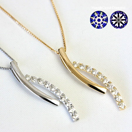 【主な仕様】 サイズ 　 　 [最大幅]約25.5mm×約5.3mm [厚み]約1.6mm [重量]約2.1g（ダイヤ、チェーンを含む） 素材 　 　 、K18YG、K18PG ダイヤモンド10石0.3ctおよそF〜Gカラー、SIクラス、H...