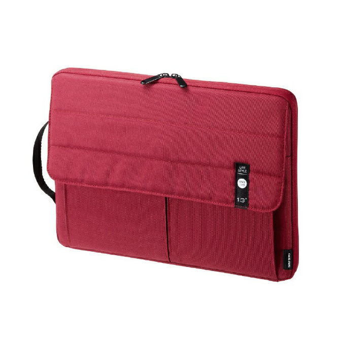 【スタッフのコメント】　特長 ●軽くてかさばらないスリムタイプです。 ●アダプタやマウスなどのアクセサリも一緒に収納できます。 ●使いやすく出し入れしやすいダブルファスナー＆2辺オープンタイプです。 ●型崩れしにくい張りのある生地を採用して...