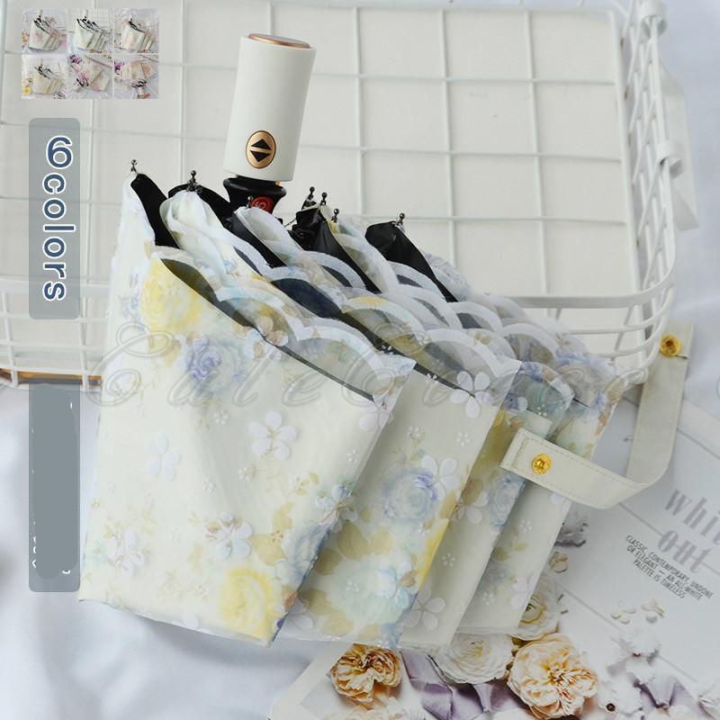 長傘 折りたたみ傘 6本骨　8本骨　16本骨 ロング　カバー付き傘　傘 かさ 雨傘 日傘　晴雨兼用 おしゃれ シンプル 耐風 丈夫 日焼け防止　紫外線対策ブラックコーディング加工で紫外線を通しません、遮光、遮熱性が高く、熱中症対策としてもオ...