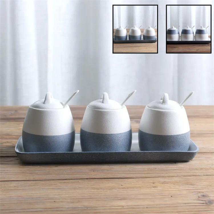 ■ 品名：調味料入れ■ 素材：セラミック■ タイプ：全2タイプ■ サイズ：写真参考■ 容量:250ML■ 重さ:0.5kg調味料 容器 ストッカー 収納 ケース キッチン収納 保存容器 塩コショウ入れ　調味料入れ おしゃれ セット 調味料 ...