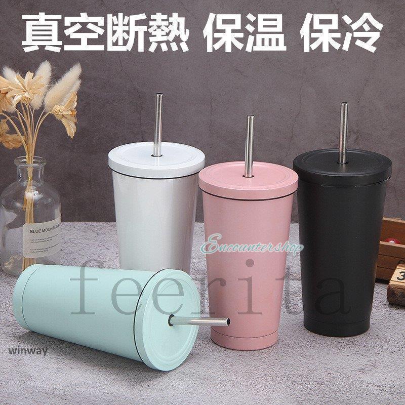 サイズ：500mlフタ付き真空断熱ステンレス魔法びん構造なので保温保冷でき、夏でも冬でも使えるマグカップ。保冷，保熱効力、6時間以上ホットドリンクを入れても、外側が熱くならない。氷を入れても結露しない。コーヒーだけてなく、ソフトドリンク、ビ...