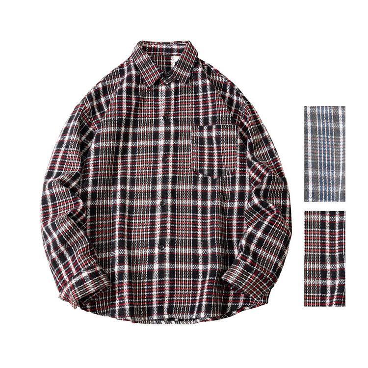 ネルシャツ チェックシャツ 大きいサイズ シャツ カジュアルシャツ トップス メンズ ファッション 2025 秋冬肉厚で暖かみのある素材を使用。シーズンムードを高めてくれるチェック柄と相まって、今季も外せない一枚です。[素材]25%綿、75...