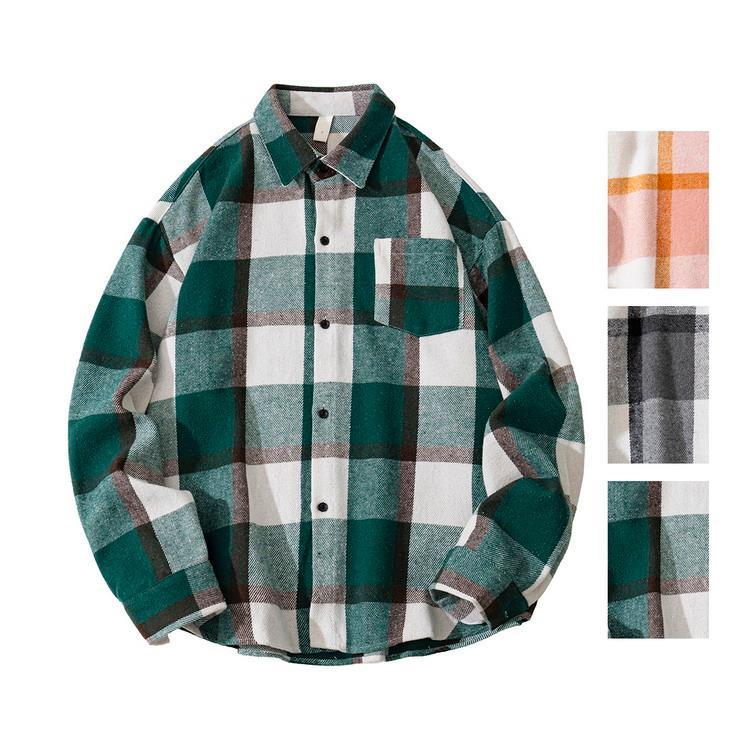 ネルシャツ チェックシャツ 大きいサイズ シャツ カジュアルシャツ トップス メンズ ファッション 2025 秋冬肉厚で暖かみのある素材を使用。シーズンムードを高めてくれるチェック柄と相まって、今季も外せない一枚です。[素材]25%綿、75...