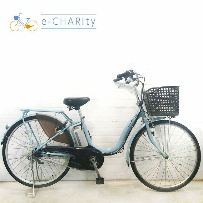 商品詳細 商品名：ブリヂストン アシスタ ベーシック ブルー 型式 ：A6B16 年式 ：2016年 バッテリー：6Ah インチ数：26インチ ギア数：変速3段 子供乗せ：1人可 管理番号：YE086 出品店舗：横浜 【付属品】 バッテリー...