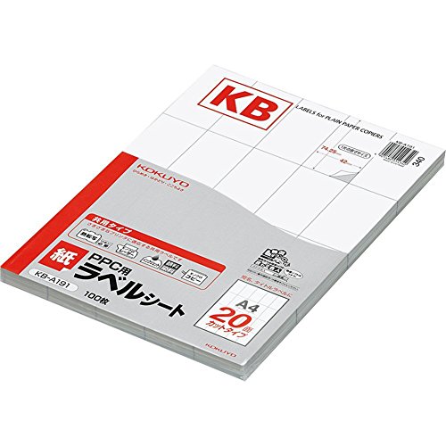 &nbsp;メーカー&nbsp;KOKUYO コクヨ&nbsp;商品カテゴリ&nbsp;コピー・印刷用紙＞ラベル用紙&nbsp;発送目安&nbsp;翌日までに発送（休業日除く）&nbsp;お支払方法&nbsp;銀行振込・クレジットカード&n...