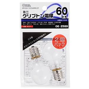 &nbsp;メーカー&nbsp;OHM オーム電機&nbsp;商品カテゴリ&nbsp;電球・蛍光管＞クリプトン電球&nbsp;発送目安&nbsp;2日〜3日以内に発送予定（土日祝除）&nbsp;お支払方法&nbsp;銀行振込・クレジットカー...