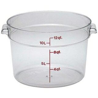 商品の仕様●外寸(mm)：H205 ●内寸(mm)：φ306 ●重量:810g●容量:11.3L●材質：ポリカーボネイト製 ●洗浄機：○●耐熱・耐冷温度：-40〜99℃■● 蓋をしたまま積み重ねができます。● 容量は目盛りの最大値です。(満...